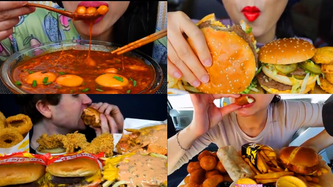 ASMR BEST EATING MUKBANG VIDEO | CRUNCHY BITES | MUKBANG COMPILATIONS ...