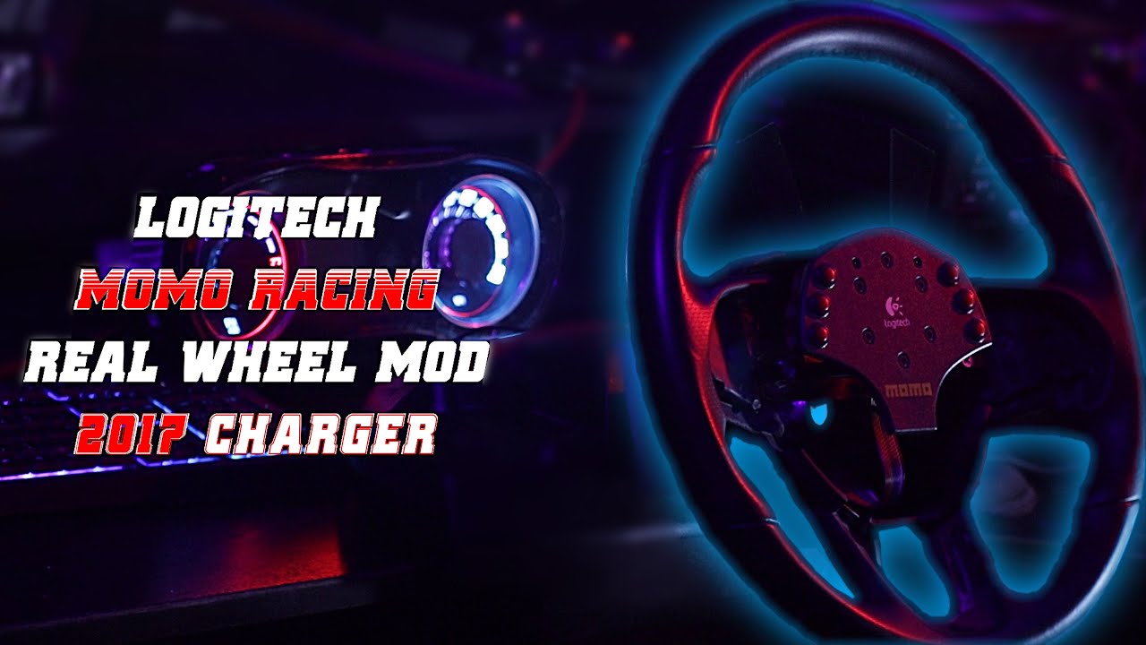 Logitech MOMO Racing REAL WHEEL MOD TUTORIAL (DODGE CHARGER!) - YouTube