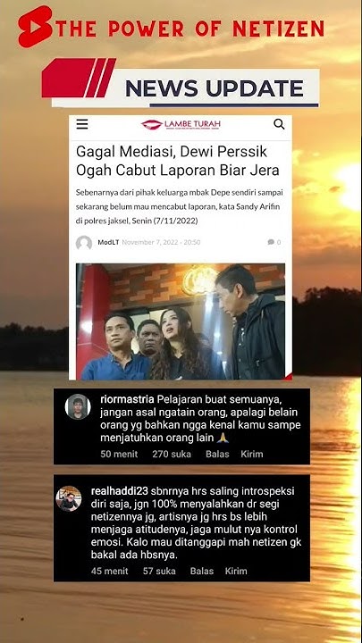 Komentar Netizen Terkait Dewi Perssik Ogah Cabut Laporan Karena Gagal Mediasi‼️ #shorts - YouTube