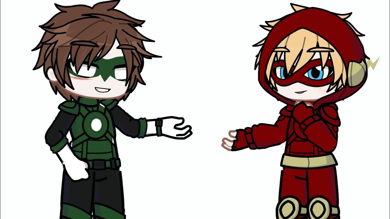 gacha//what's your name kid//DC//Ft//Green lantern & the Flash// - YouTube