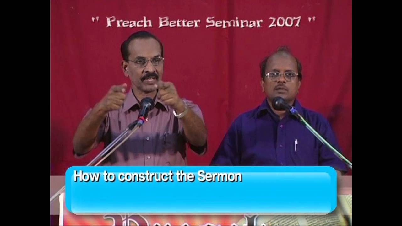 7. How to Preach Better? - How to construct a Sermon? - 4 - R.Stanley ...
