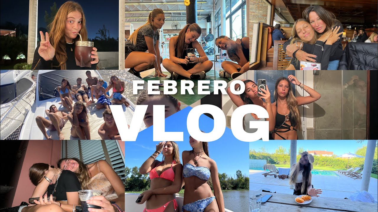 MEGA vlog (febrero) // fiestas, barco, amigos y + - YouTube