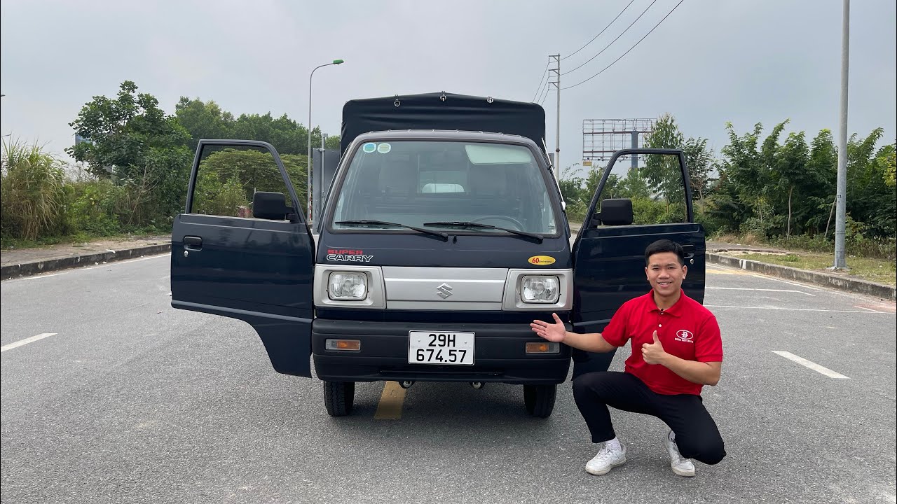 Suzuki 5 tạ mui bạt màu Xanh Đen - Dấu ấn thương hiệu suzuki | Hướng Xe ...