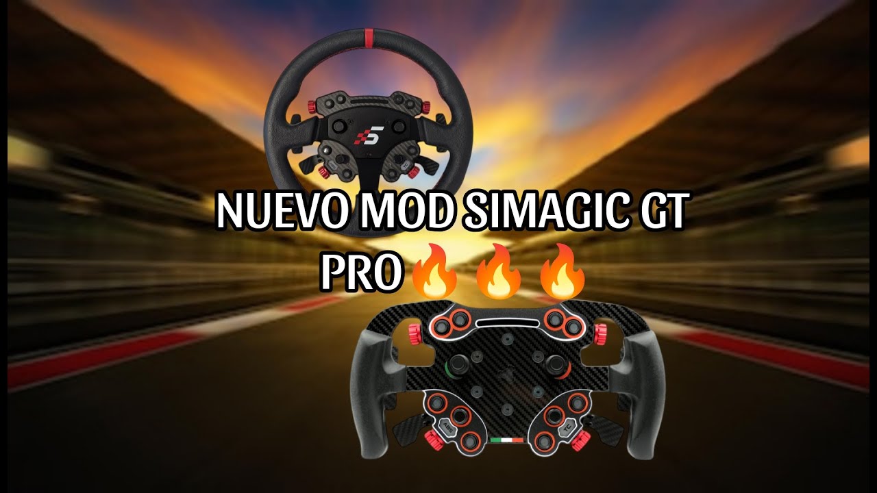 MOD aro GT3 carbono 3drap para simagic GT pro-hub - YouTube