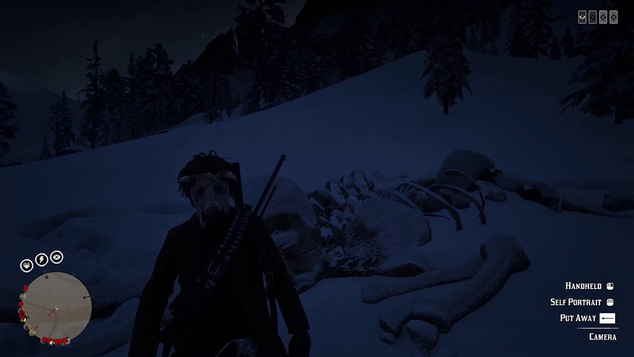 Selfie with skeleton. RDR2 Online - YouTube