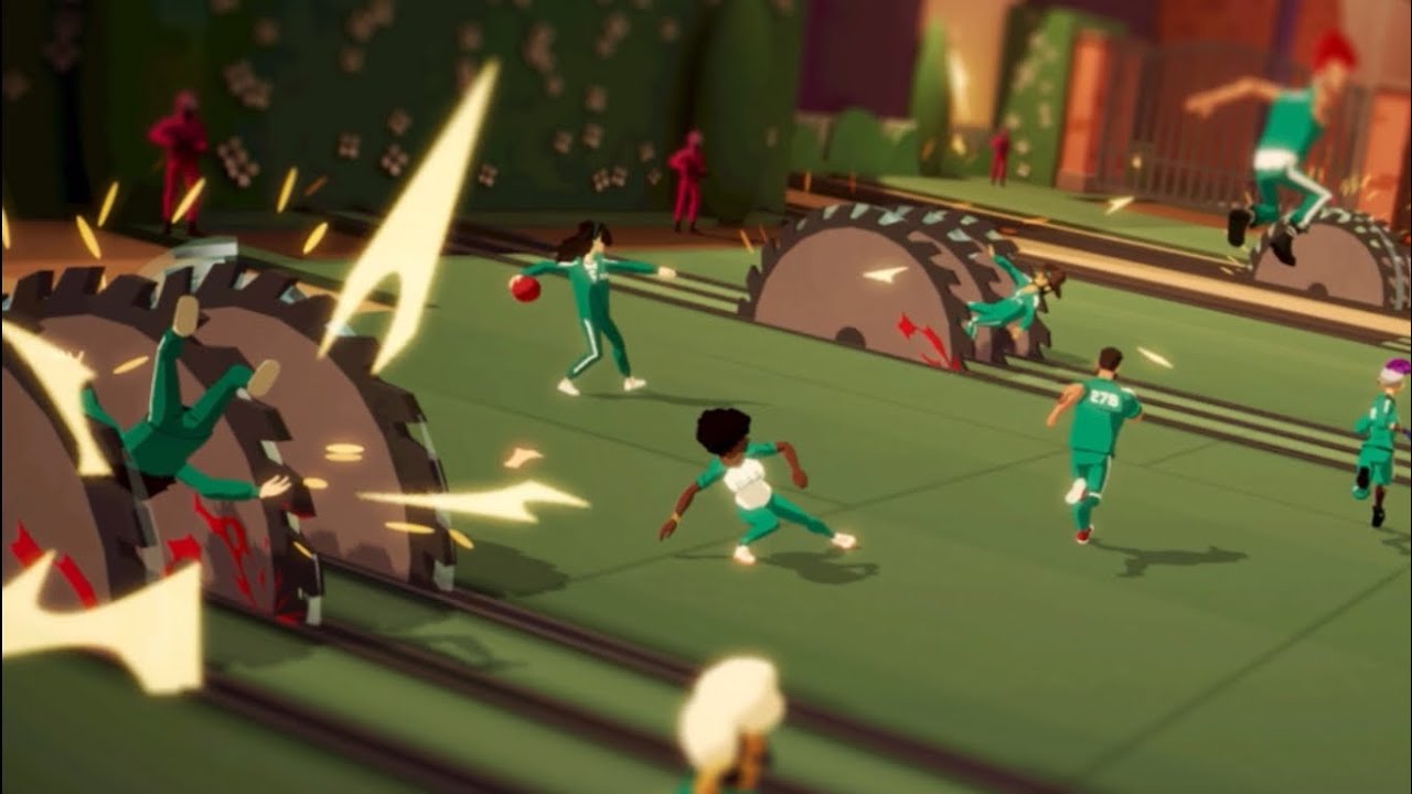 Squid Game Netflix Challenge: Backyard Buzz & Maze Race | Ultimate ...