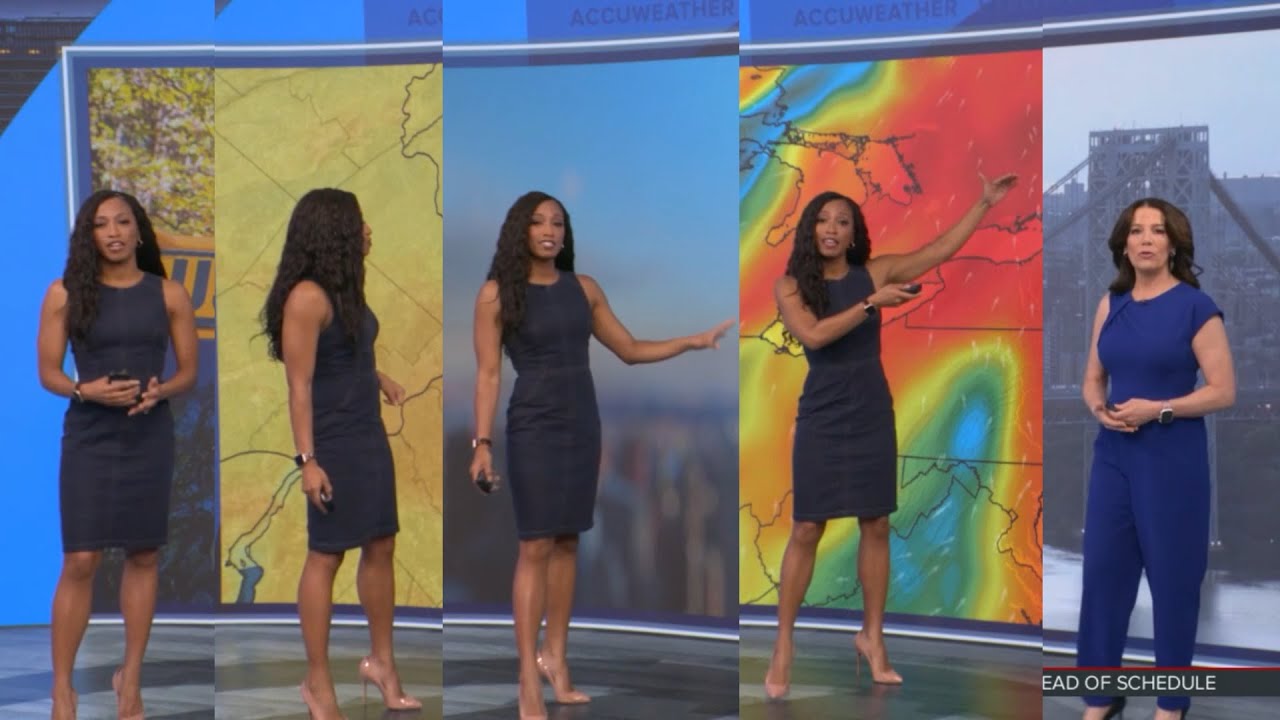 Brittany Bell and Heather O'Rourke for ABC7 News with the Weather ...