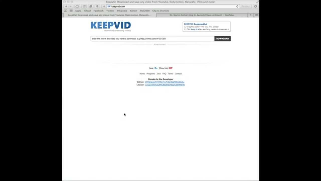 How to use KeepVid - YouTube