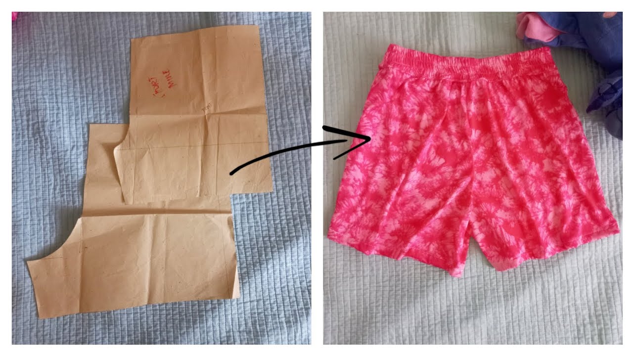 How to make shorts using pattern / Paano gumawa ng short gamit ang ...
