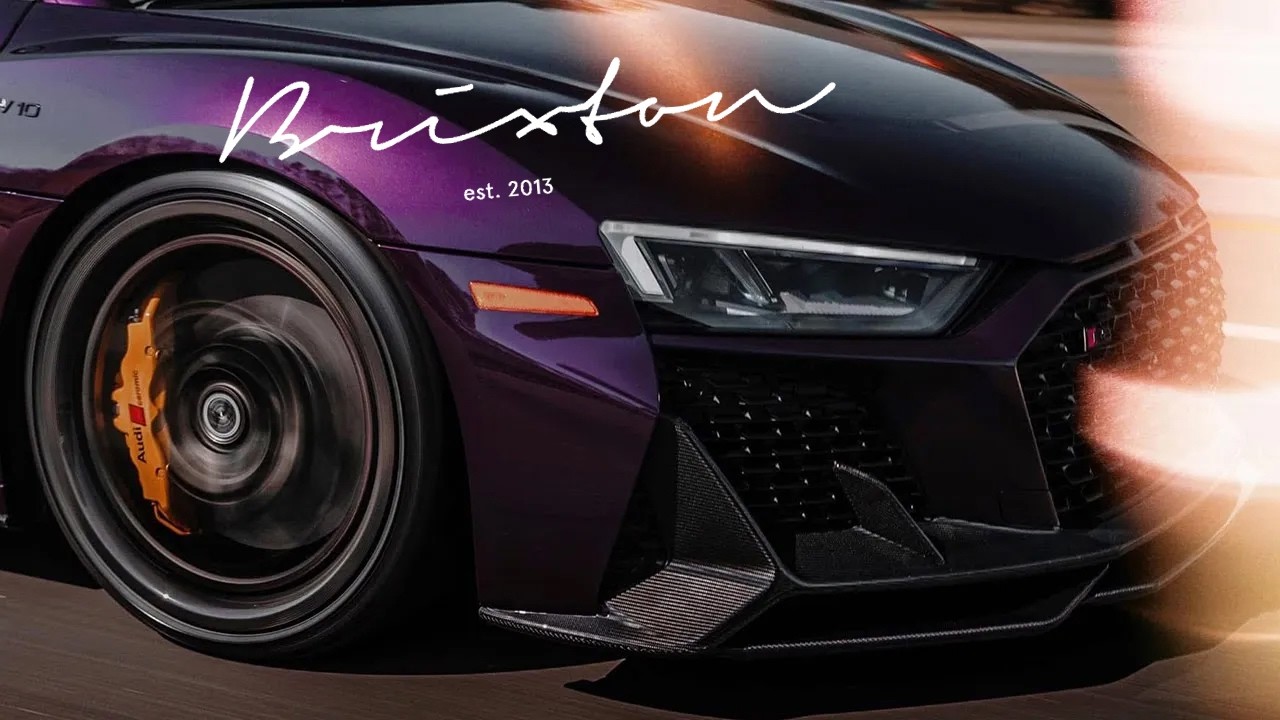 Merlin Purple Audi R8 V10 | Brixton Forged | (4K) - YouTube