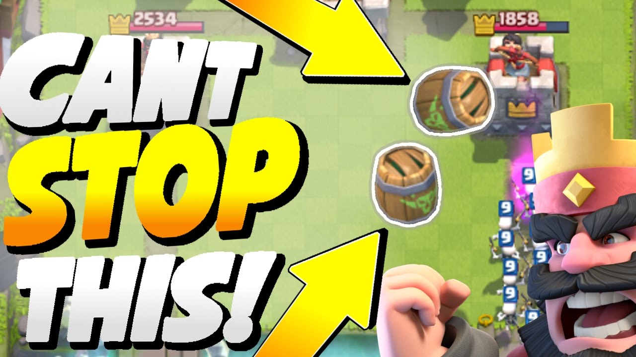 BEST ZAP BAIT DECK GOBLIN BARREL MIRROR PRINCESS DECK - CLASH ROYALE ...