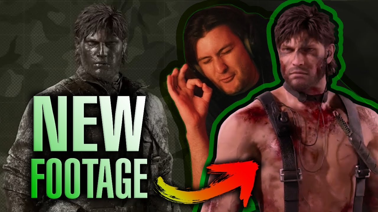 MGS3 Δ Remake NEW Footage Analysis ~Camo Menu, Wound System, Title ...