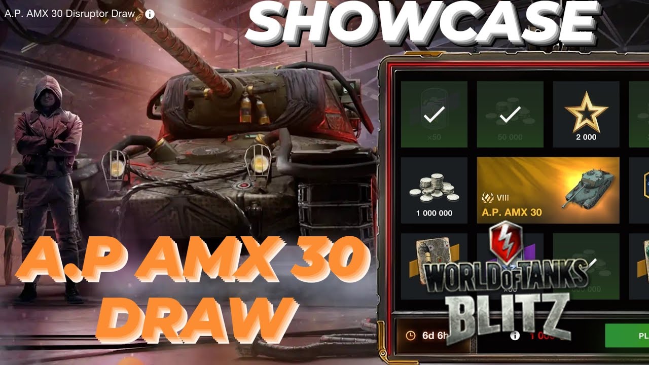 A.P. AMX 30 Draw + Showcase | Guide | WOTB ⚡ WOTBLITZ ⚡ How to play world of tanks blitz - YouTube