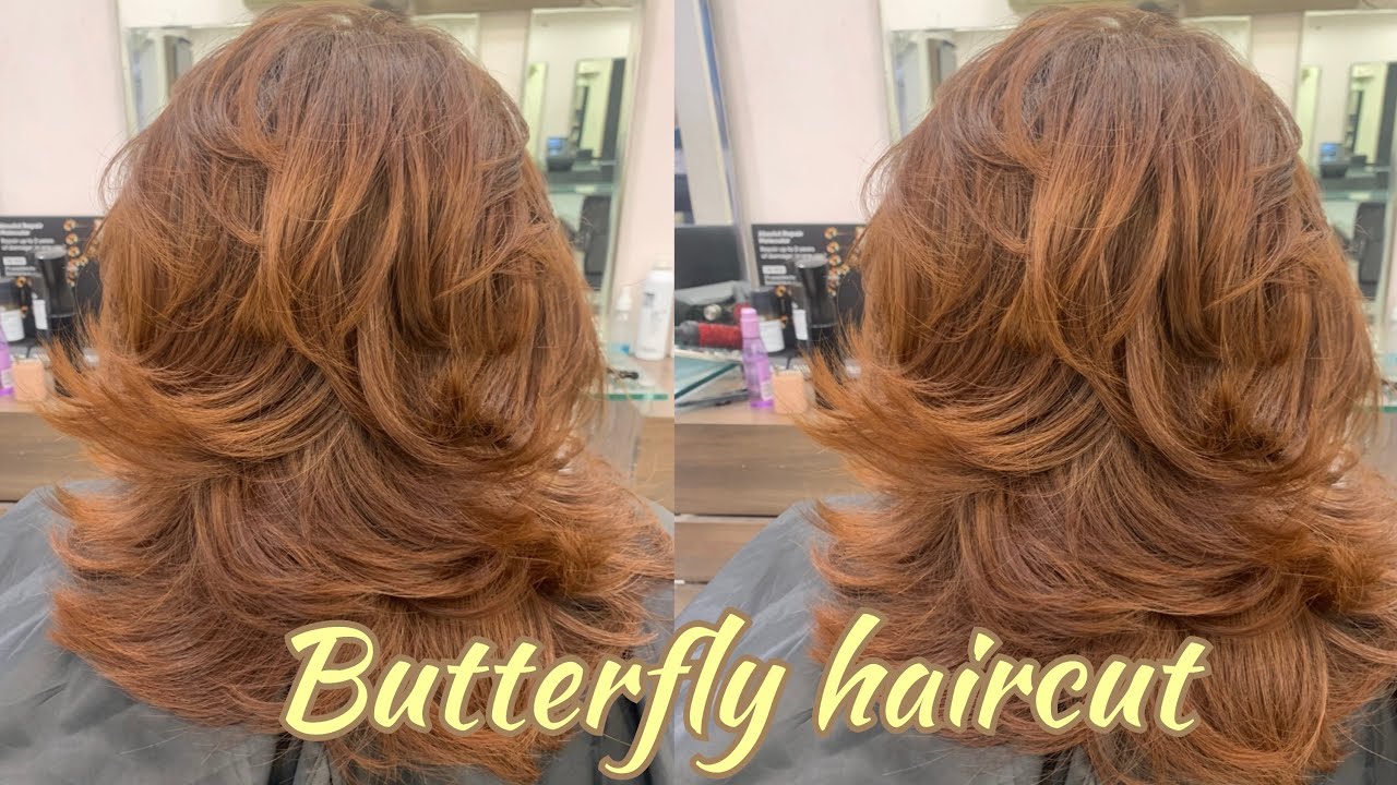 Butterfly hair cut कैसे करे // Leyered haircut best technique Step by ...