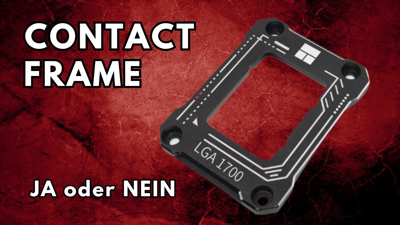 🥵Was bringt der Thermalright Contact Frame am i7 13700 K ?🥶 - YouTube