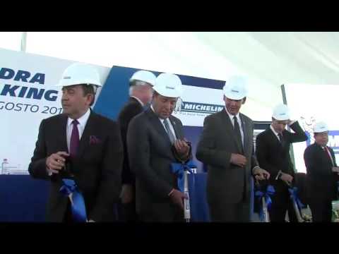 Michelin construye nueva planta en León - YouTube