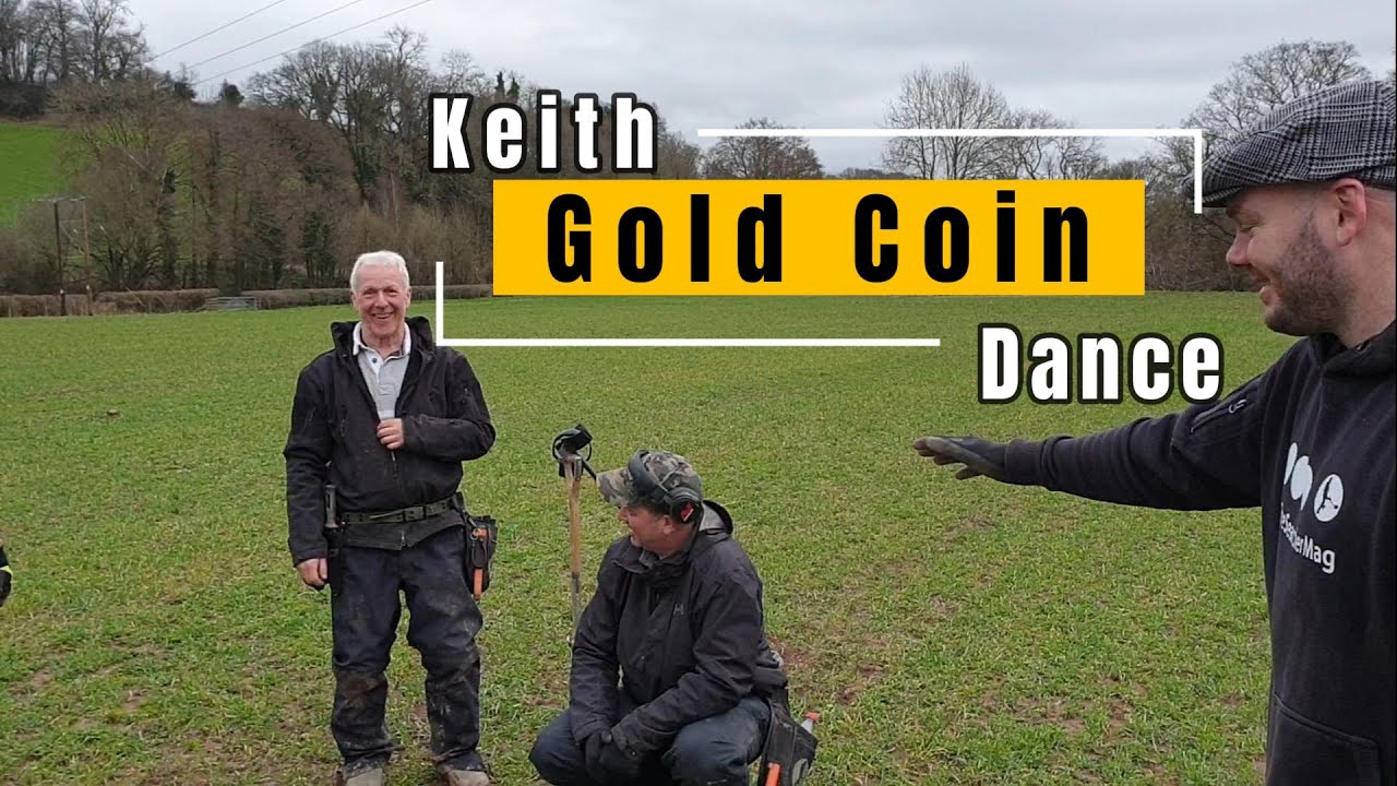 Keith Gold Coin Dance Metal Detecting UK 2023 - YouTube