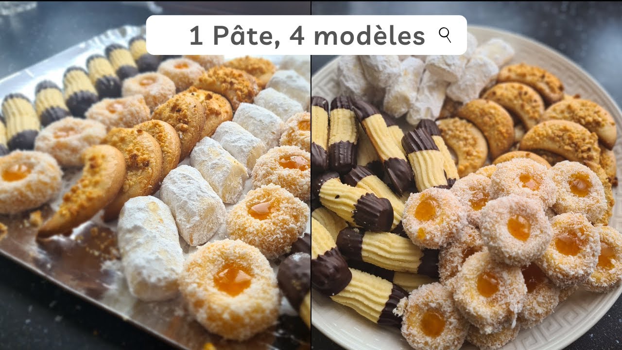 1 Pâte , 4 modèles de gâteaux/ ULTRA FONDANT/recette sablés économique ...