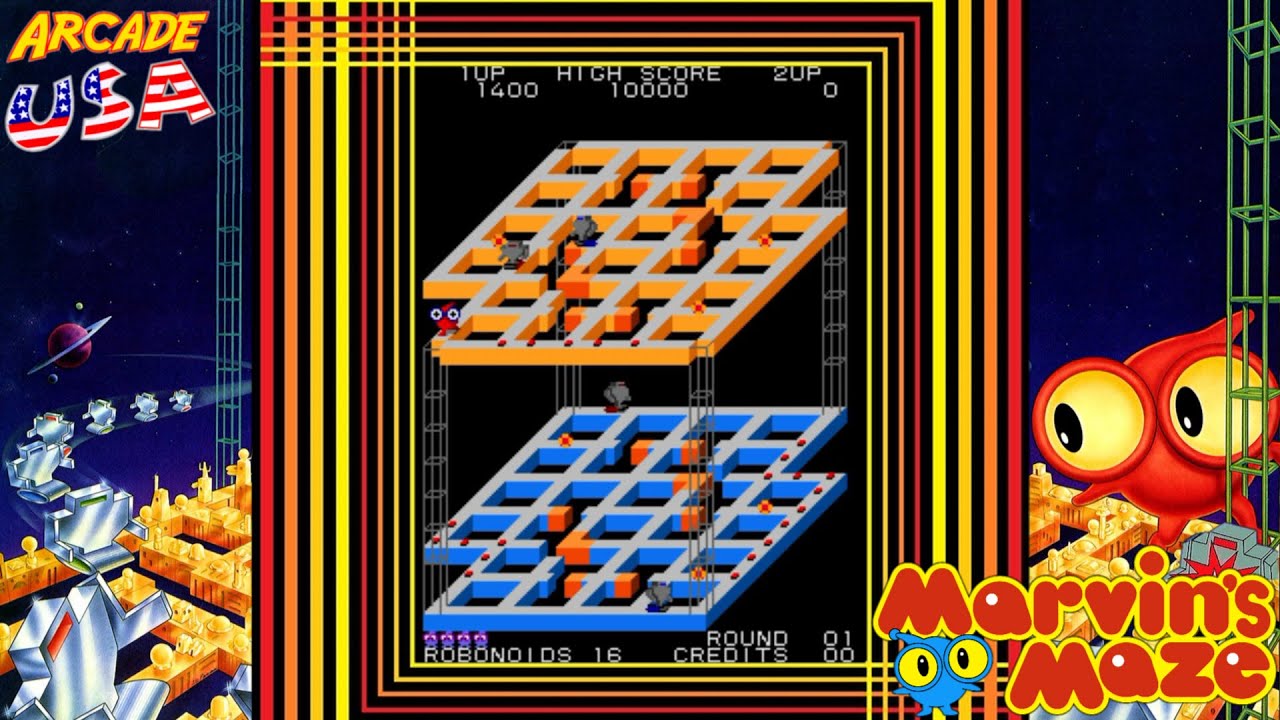 Marvin's Maze (Arcade - SNK) - YouTube