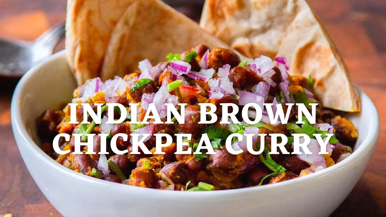 INDIAN BROWN CHICKPEA CURRY l KALA CHANA GHUGNI - Vegan Richa Recipes ...