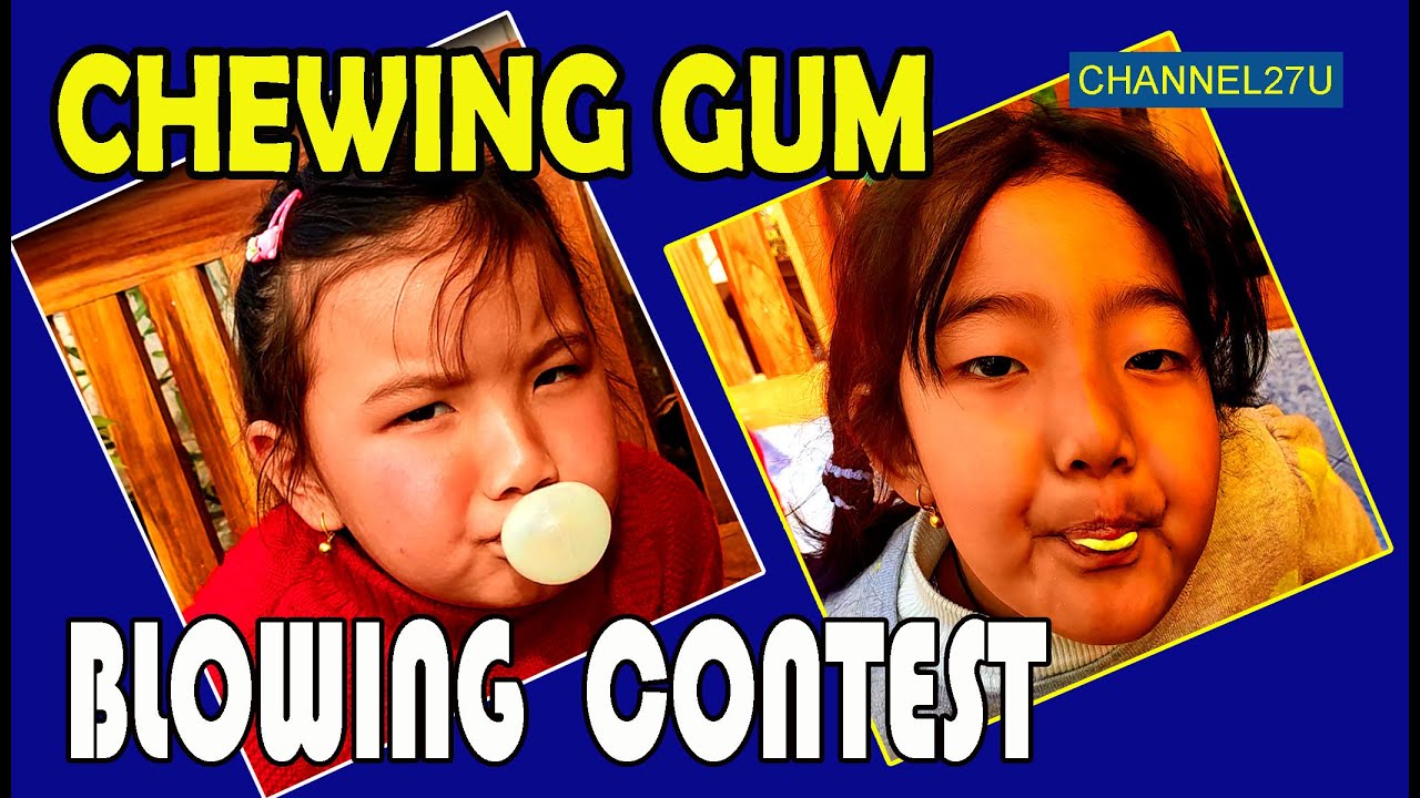 FUNNY | VIDEOS | CHEWING GUM BLOWING CONTEST | COMEDY | CARTOON ...