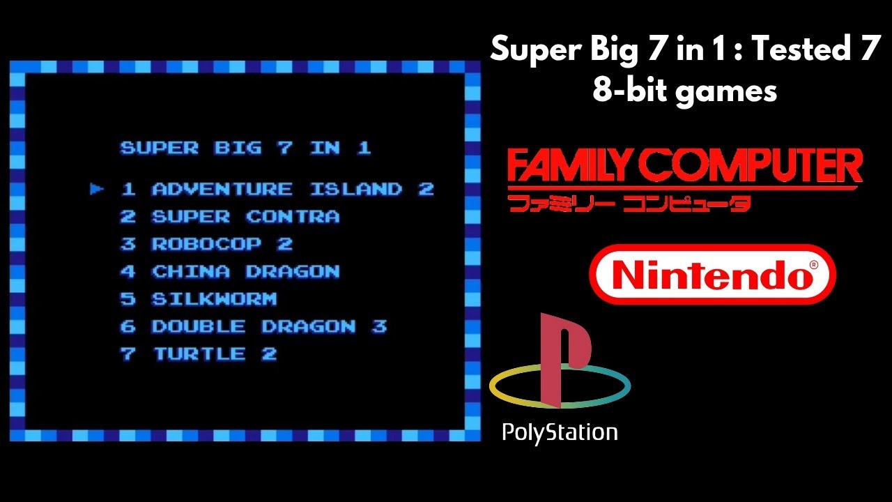 NES Tested Super Big 7 in 1 : Tested 7 Nintendo 8-Bit Games (Nes ...