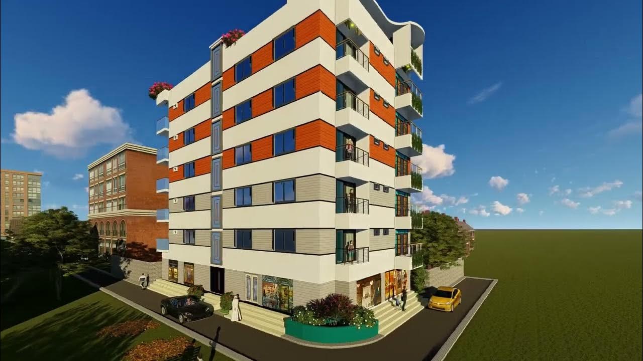 Building 3D Animation View. - YouTube