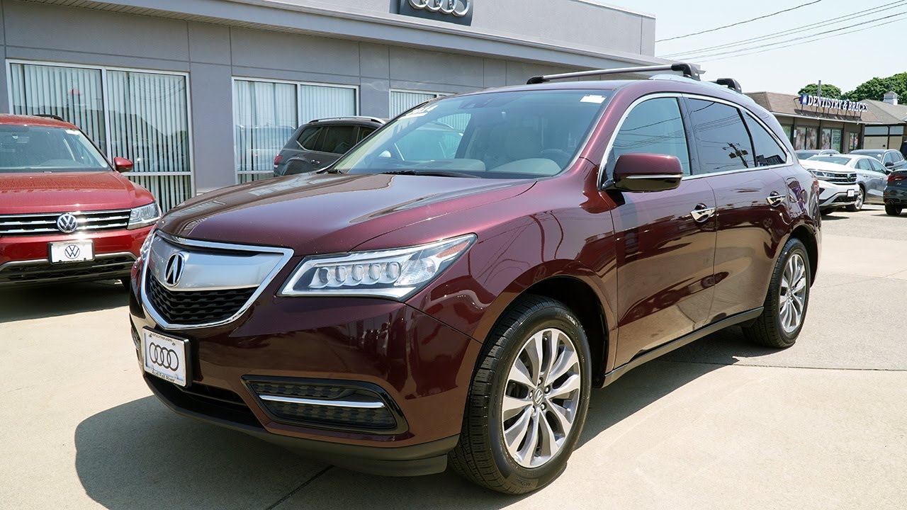 2014 Acura MDX Burgundy | Video Tour with Aiden - YouTube