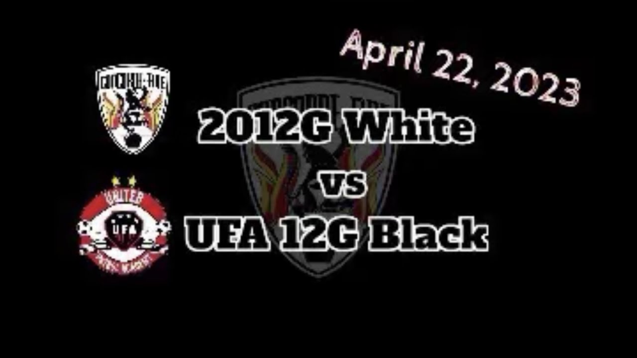Concorde Fire South 2012G White vs UFA 12G Black (4/22/23) - YouTube