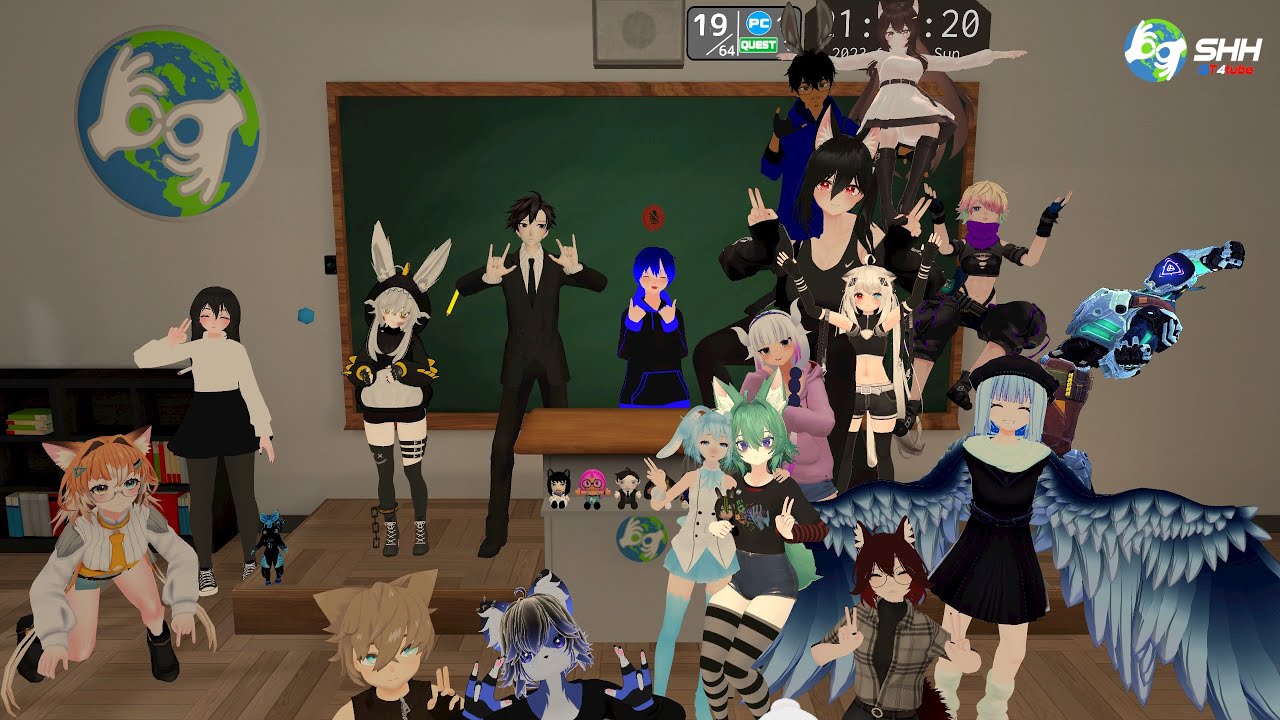 Helping Hands ASL VRChat class 30-04-2023 - YouTube