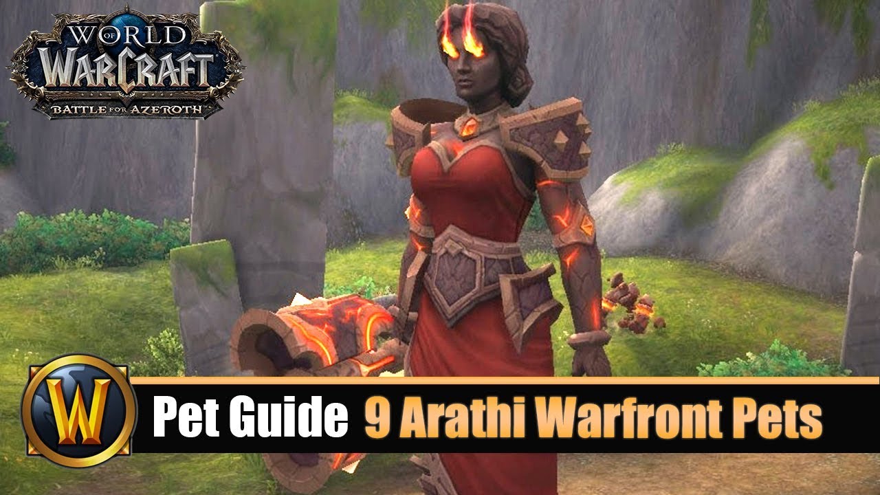 Pet Guide: 9 Arathi Warfront Pets - YouTube