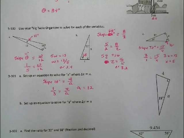 Lesson 3 2 Resource Page Trig Table Graphic Organizer | Cabinets Matttroy