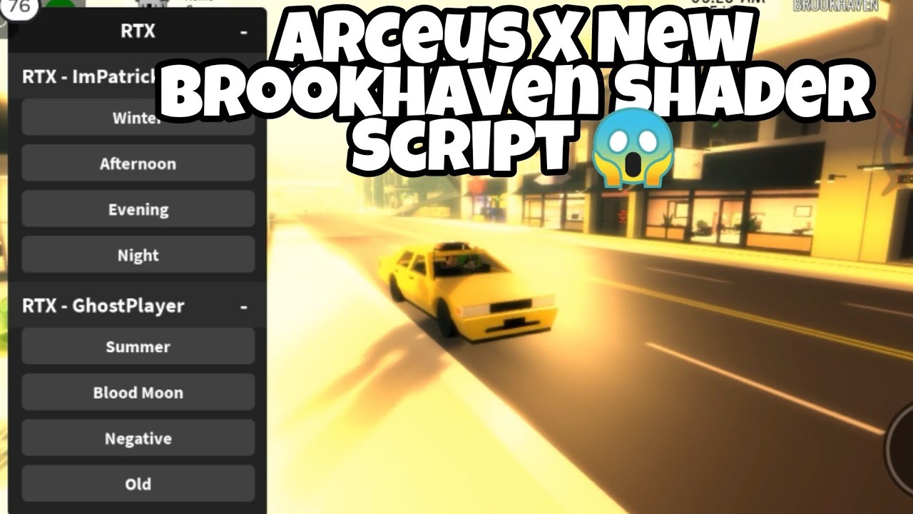 Arceus X 2.1.1 New Brookhaven Shader Script 😱 - YouTube