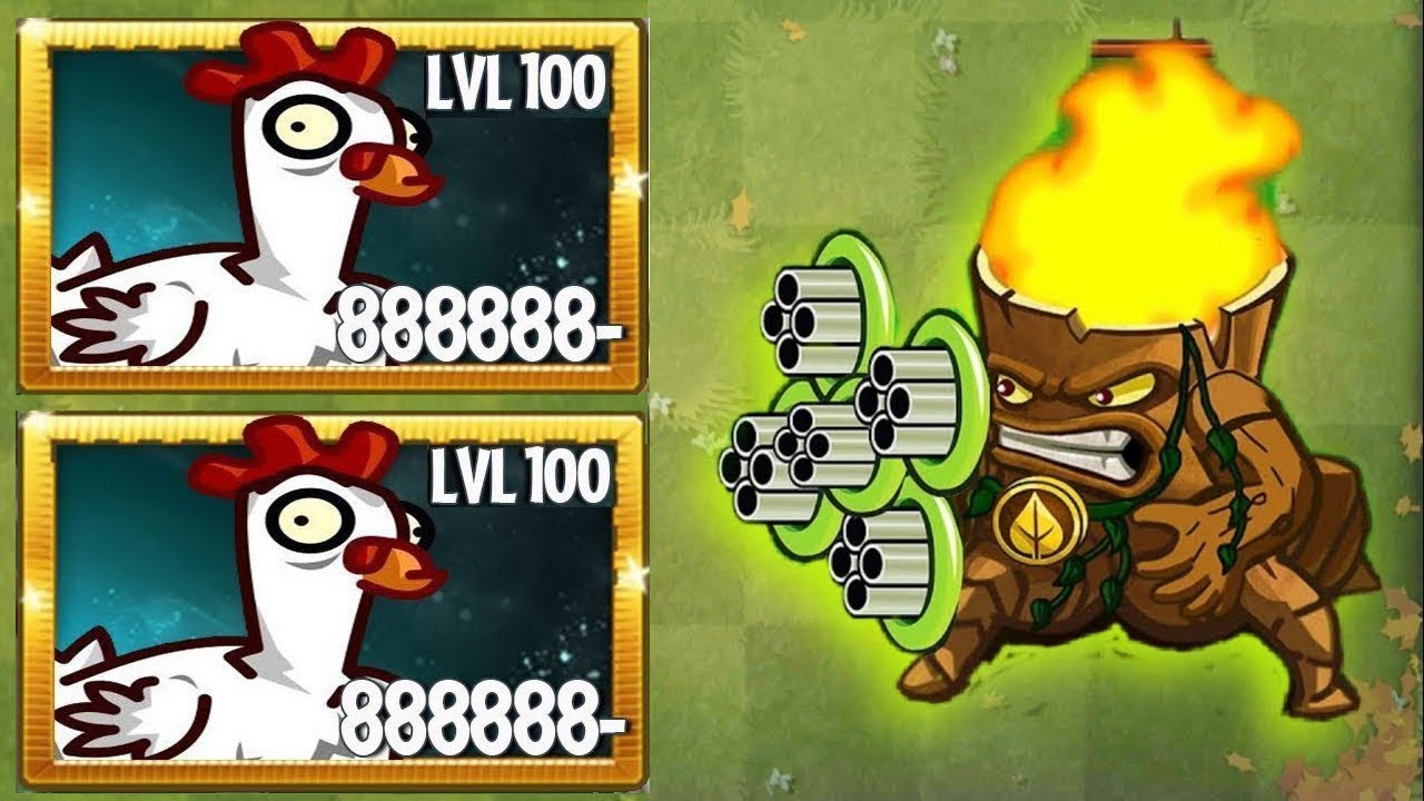 Plants Vs Zombies 2: SUPER PEASHOOTER & All Plants Vs Chicken Zombie ...
