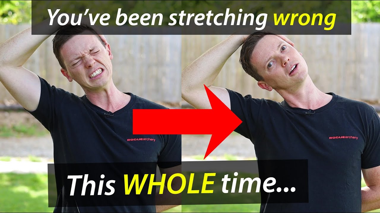 PNF Stretching | Guided neck stretching routine for archers - YouTube