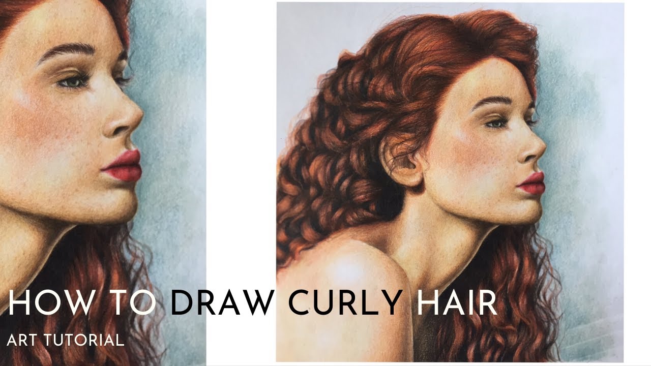 DRAWING TUTORIAL: How to draw curly hair - YouTube