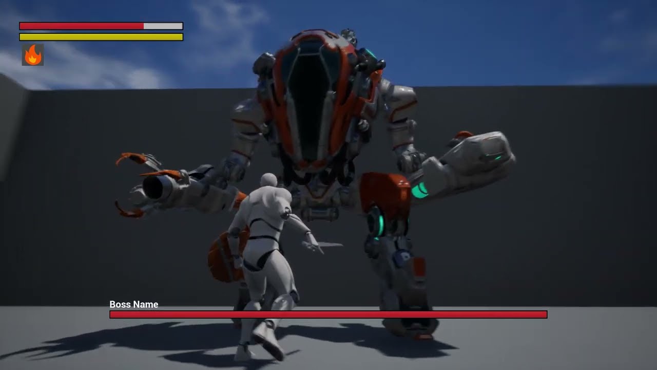 Boss AI Toolkit - Mecha boss testing - YouTube