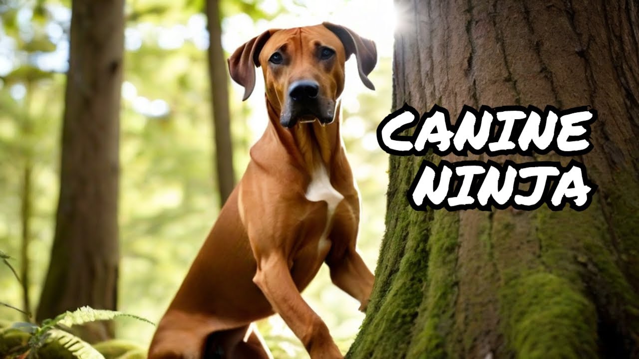 Can a Rhodesian Ridgeback CLIMB TREES? Athletic Dog Shocks Owner - YouTube