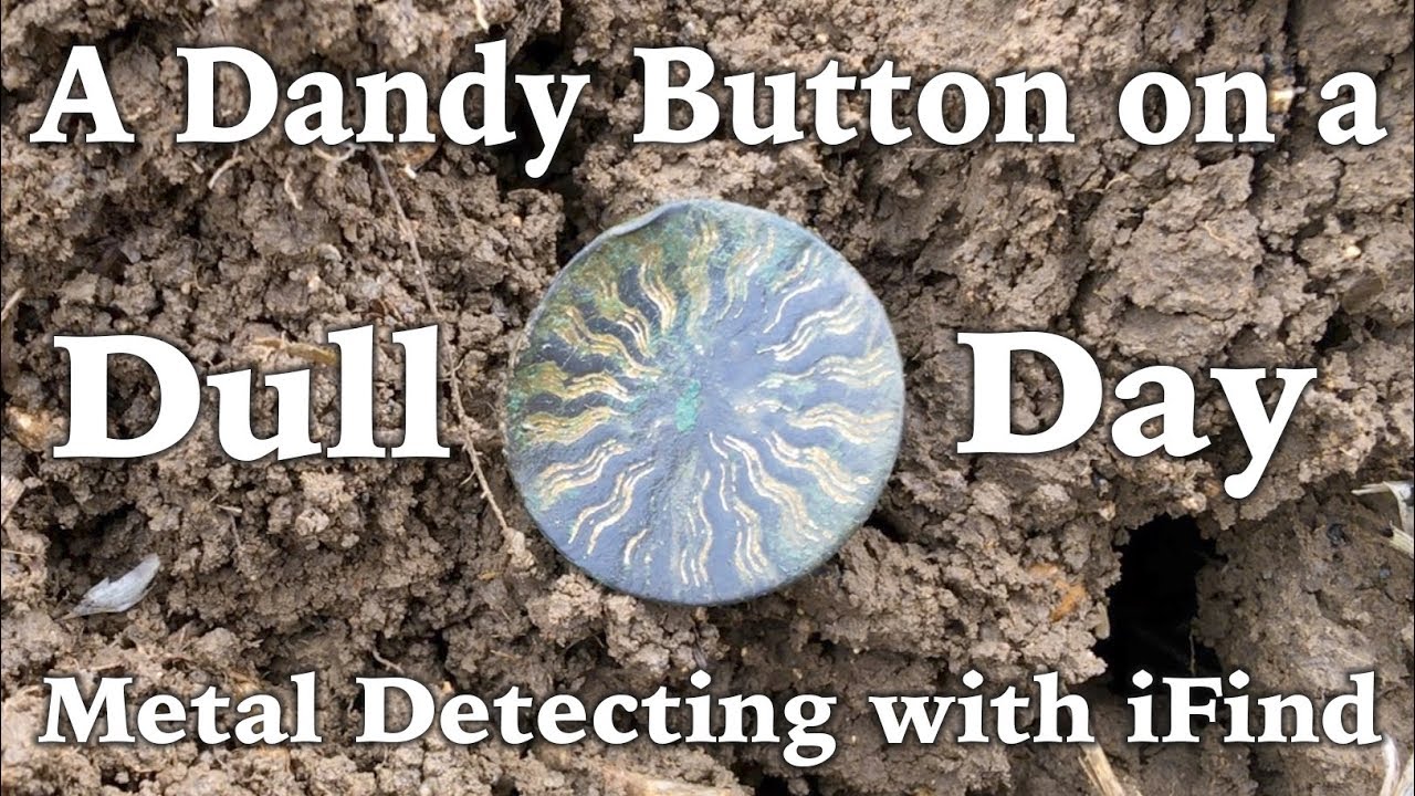 A dandy button found metal detecting! - YouTube