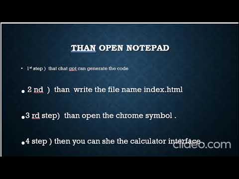 How can you make a calculator uding html css js script using notepad - YouTube