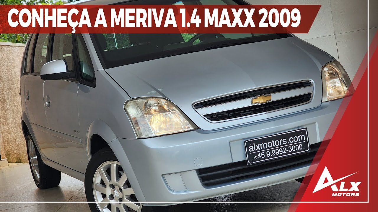 Conheça a Meriva 1.4 Maxx 2009 - YouTube
