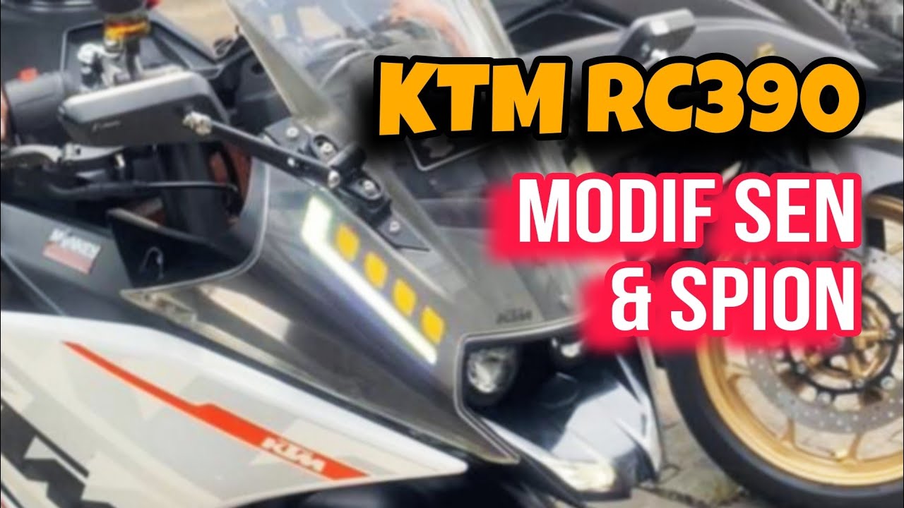 KTM RC390 MODIFAN 2025 : SEN & SPION CUSTOME. BISA DI RC200 & RC250 ...