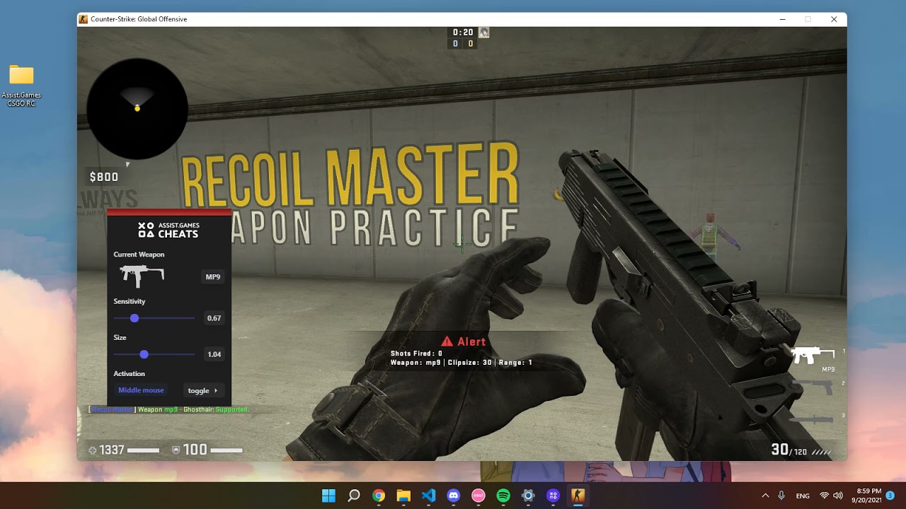 CS:GO FACEIT HACK | UNDETECTED RECOIL CONTROL | Assist.Games - YouTube