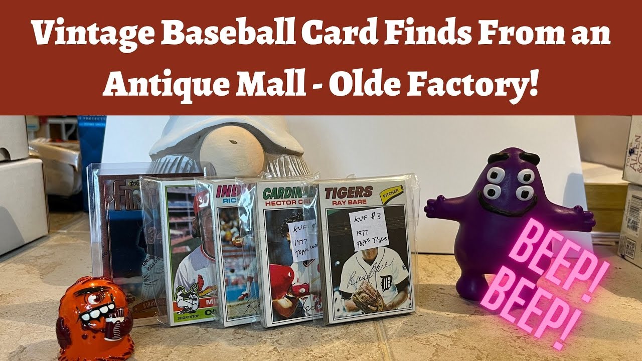Vintage Baseball Card Finds From An Antique Mall - Olde Factory