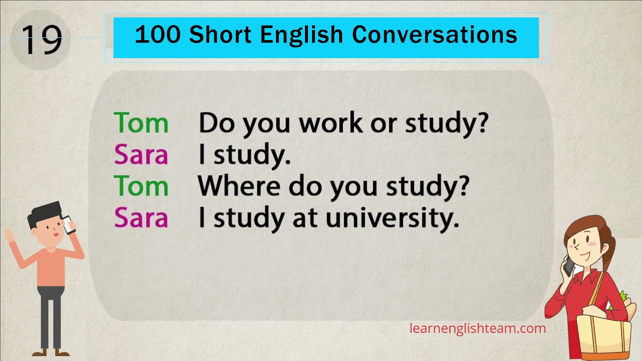 Short English Conversations For English Learners - YouTube