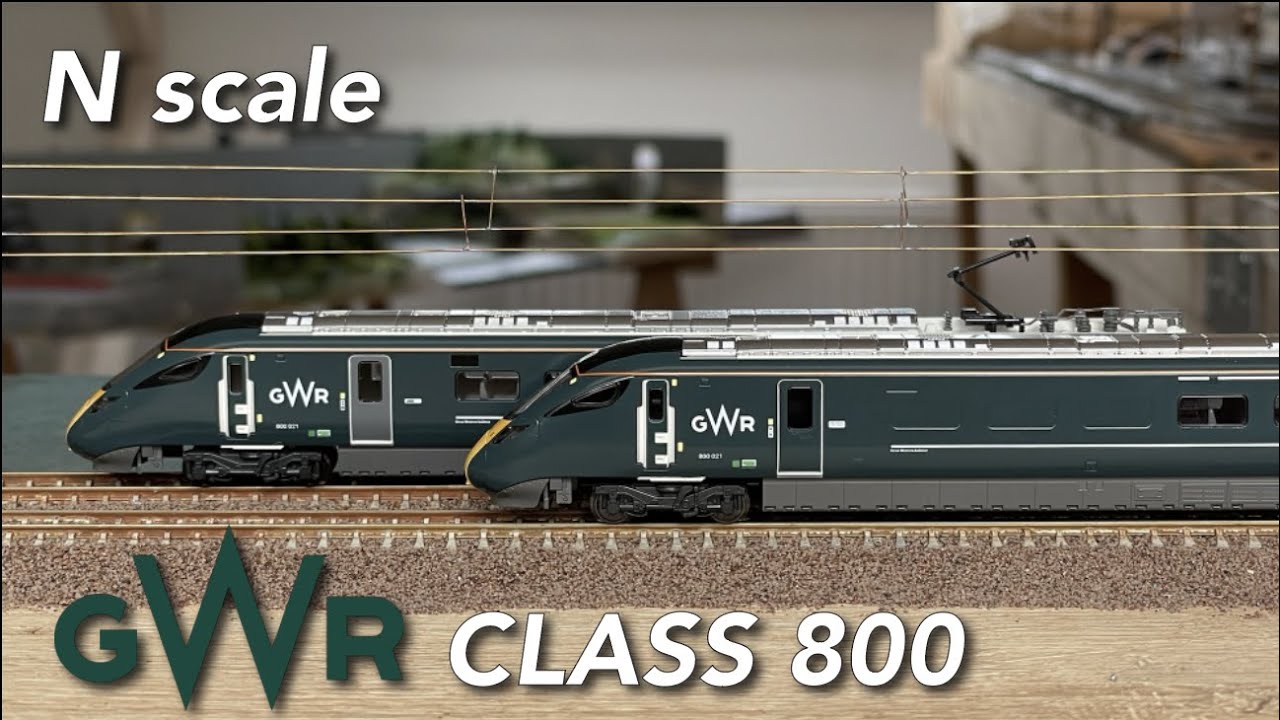 GWR Class 800 by Kato - Exeter to London in N scale - YouTube