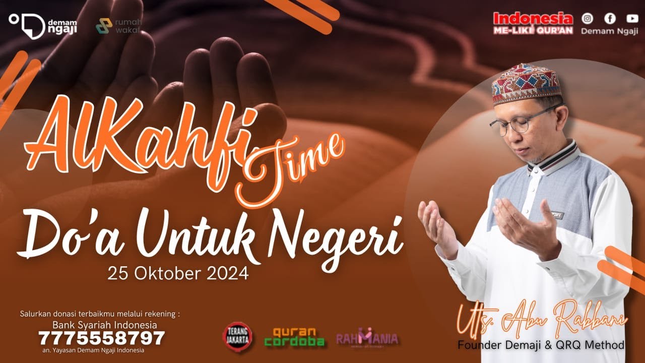 Al Kahfi Time | Ust. Abu Rabbani "Doa Untuk Negeri" - YouTube
