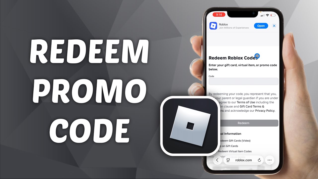 How to Redeem Roblox Promo Code on Phone - YouTube