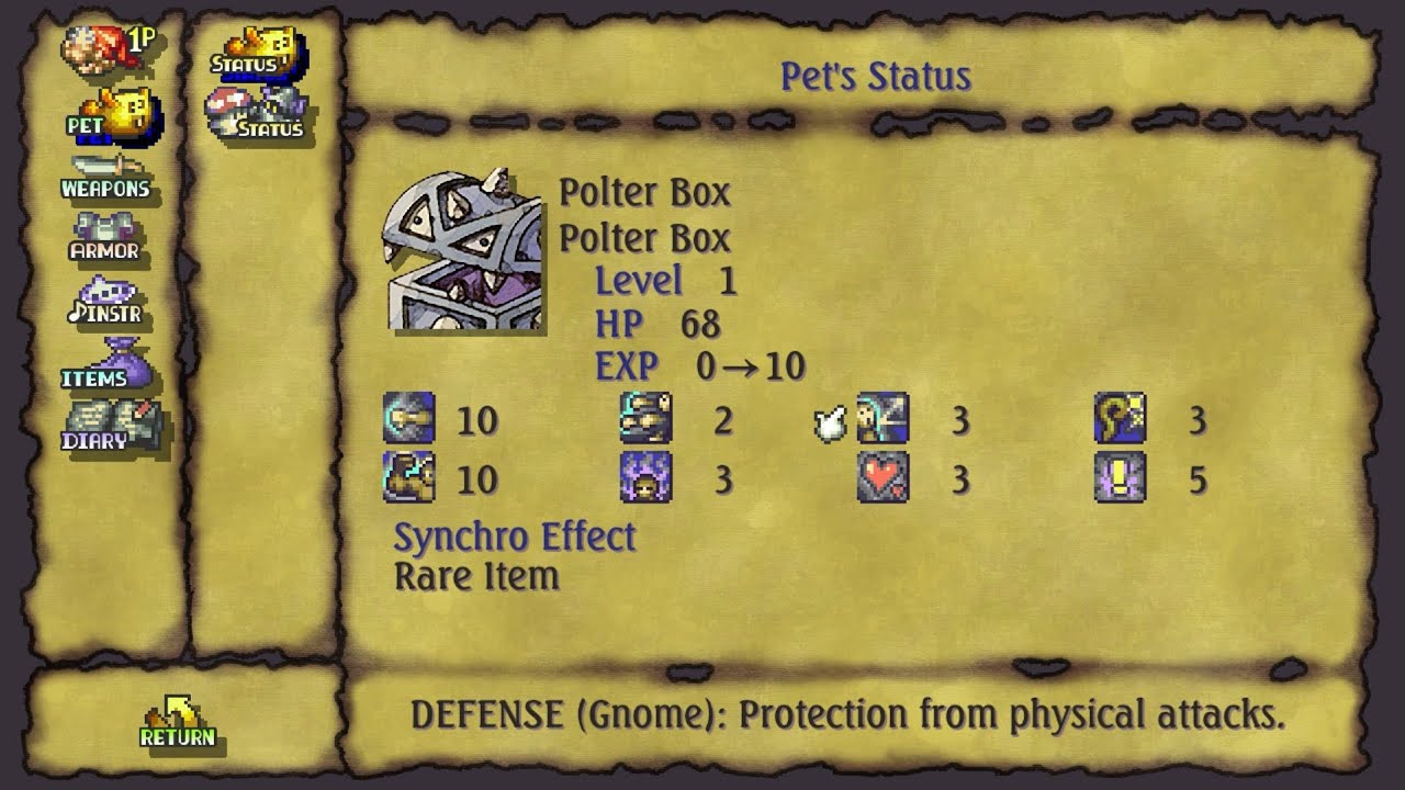 Legend of Mana Remastered - How To Get Polter Box Pet - YouTube