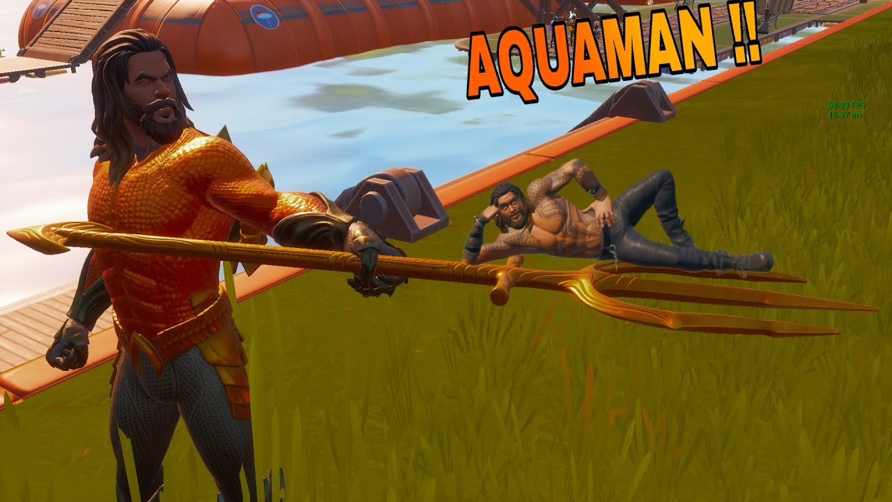 Aquaman is Here in Fortnite - YouTube